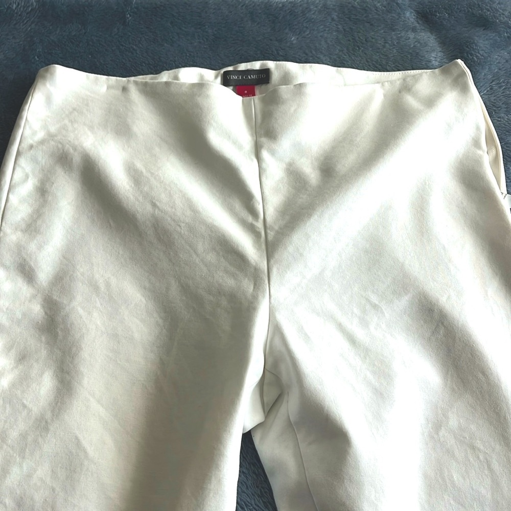 Vince Camuto White Linen Capris - Gem